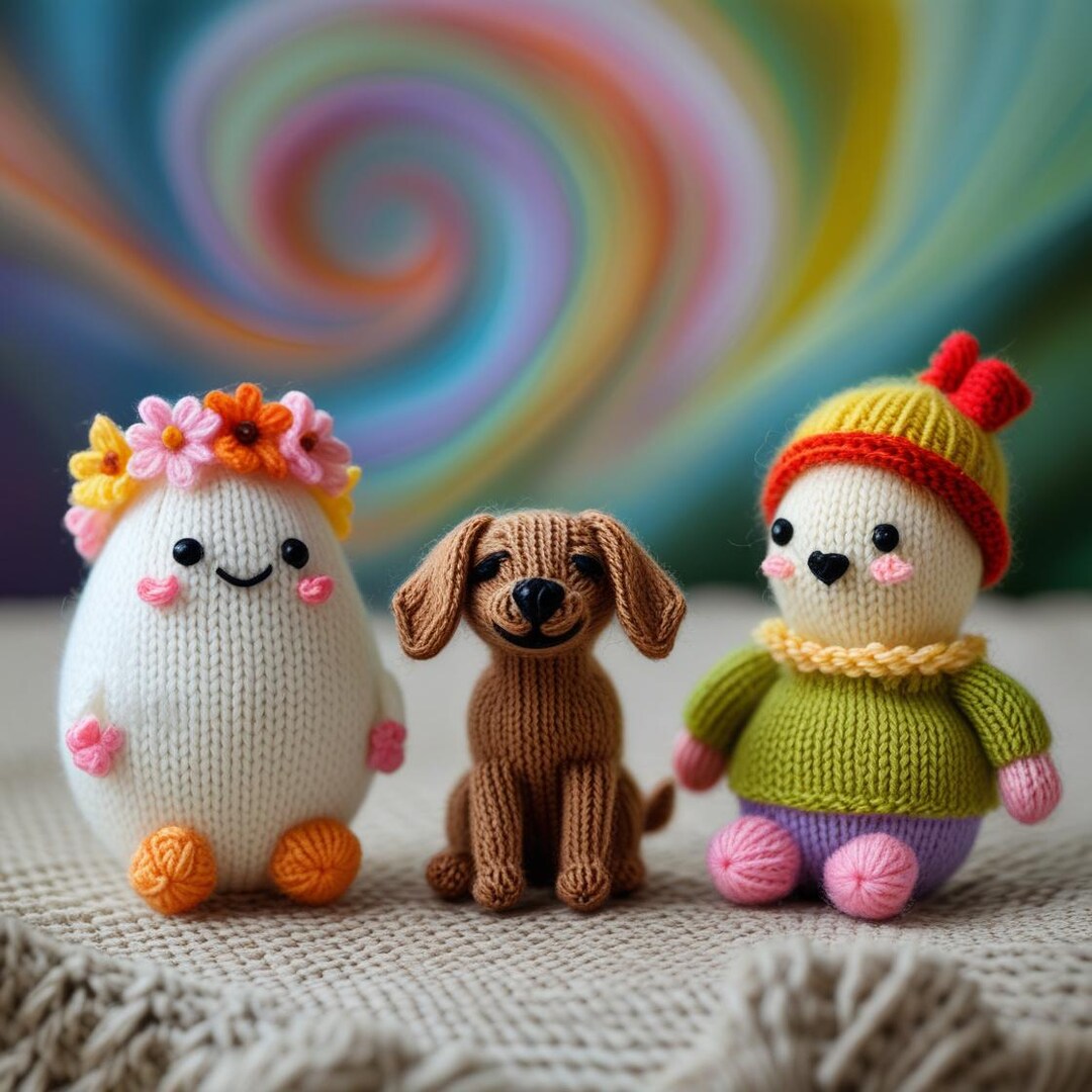 Magic Troll and Dog Crochet Pattern – Dog Crochet PDF, Retro Troll ...