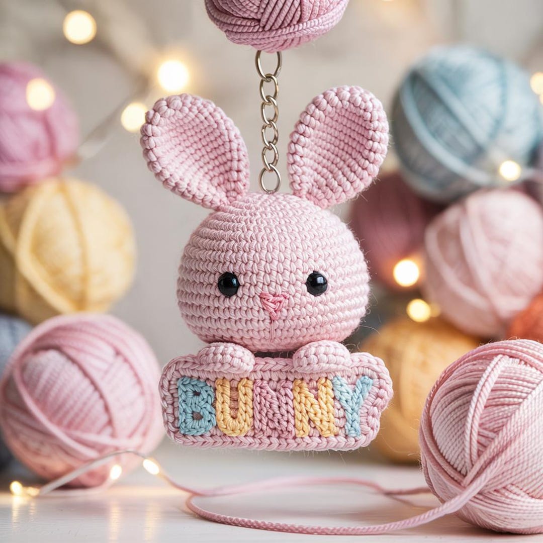 Crochet Pattern Realistic Mini Bunny Rabbit Amigurumi Sew Mini Bunny ...