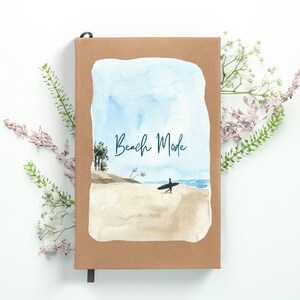 Summer Vacation Journal, Beach Mode Blank Journal, Travel Diary ...