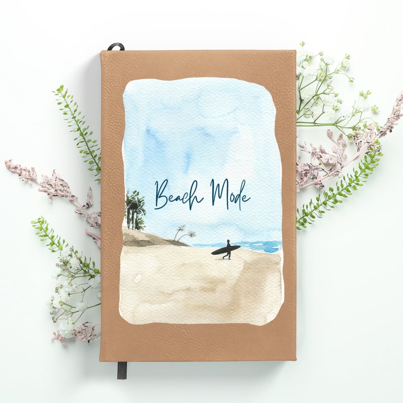 Summer Vacation Journal, Beach Mode Blank Journal, Travel Diary ...