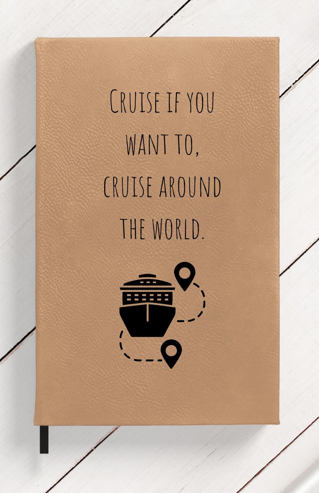 Cruise Journal, Blank Notebook, Family Vacation Announcement, Honeymoon ...