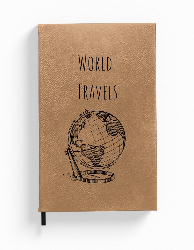 Blank World Travel Journal, World Travel Notebook, Blank Travel Diary ...