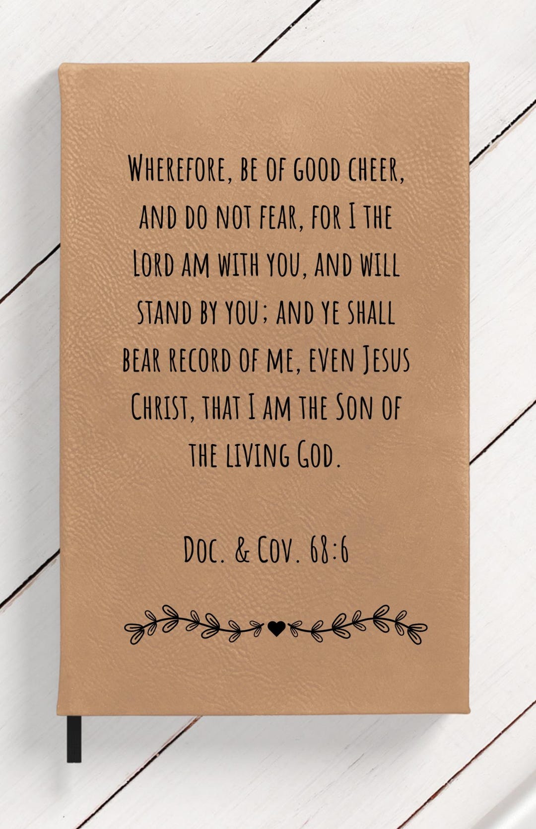 Scripture Journal, Be of Good Cheer Diary, Religious Gift, Christmas ...