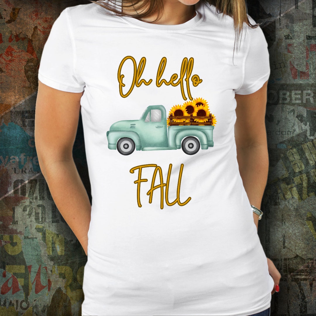 Oh Hello Fall Shirt, Cute Fall Shirt, Halloween Shirt, Thanksgiving ...
