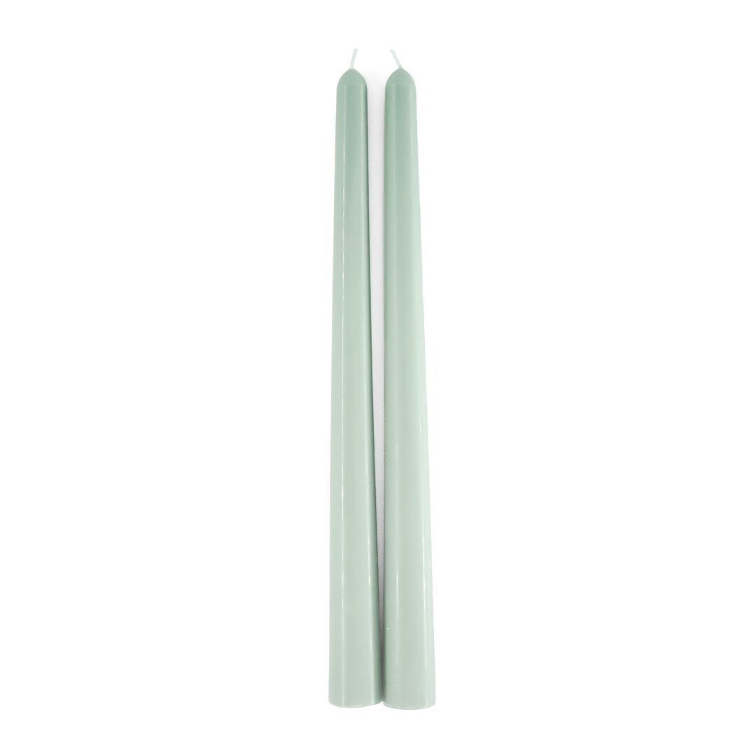 Taper Candles Sage Green Conical Sustainably Made From Rapeseed Wax ...