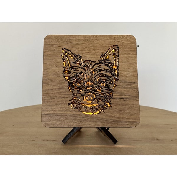 Yorkshire Terrier Lamp - Etsy