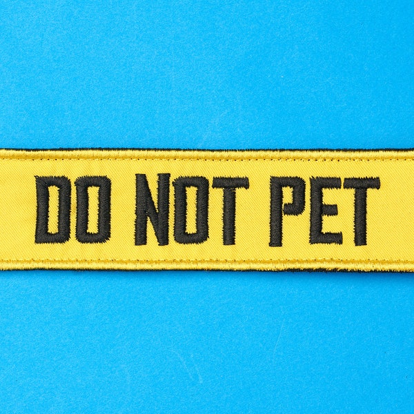Do Not Pet Patch - Etsy