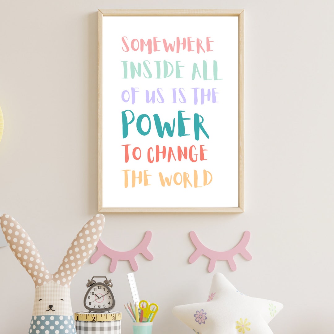 Roald Dahl Baby Nursery Quote Print, Nursery Wall Decor, Nursery Wall ...