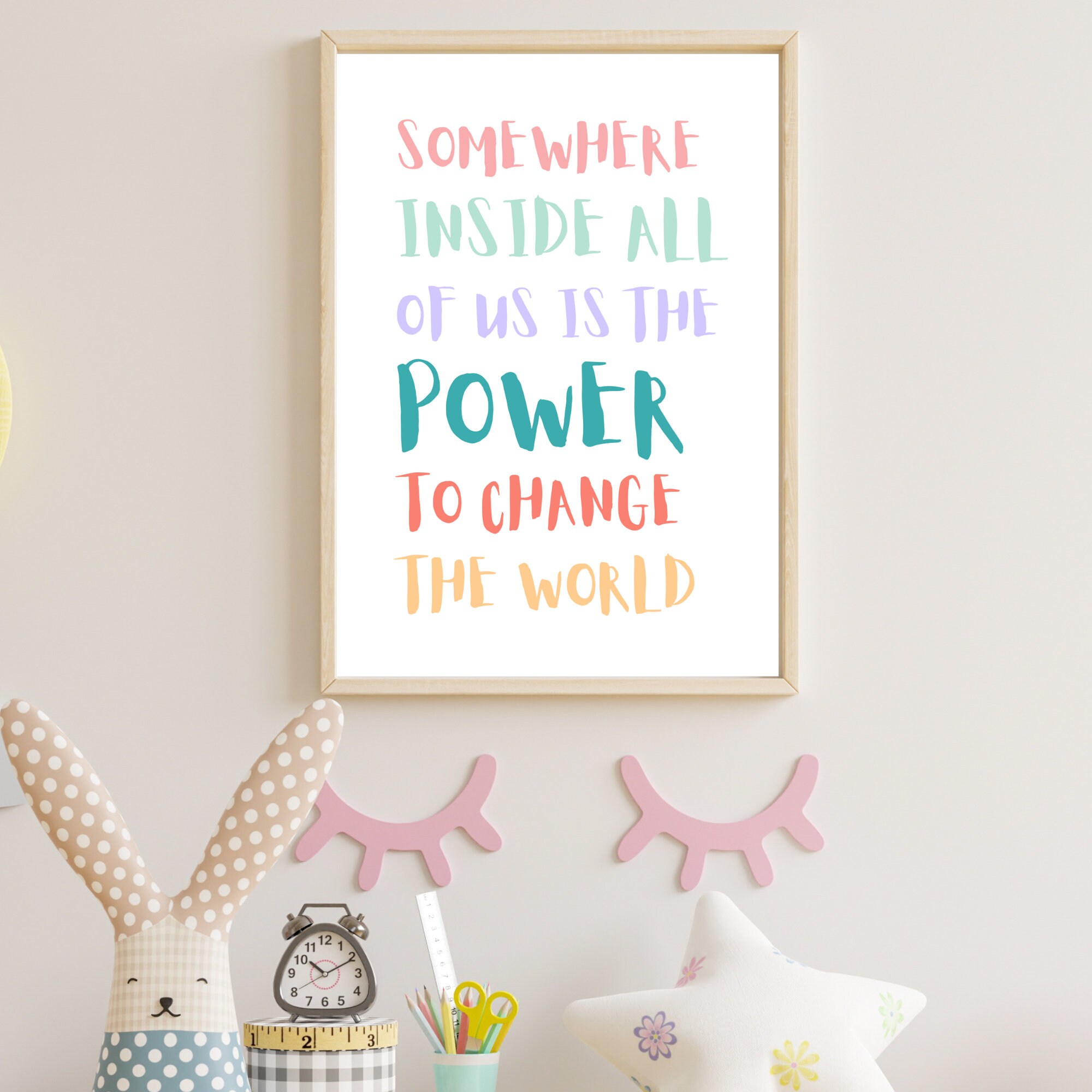 Roald Dahl Baby Nursery Quote Print, Nursery Wall Decor, Nursery Wall ...