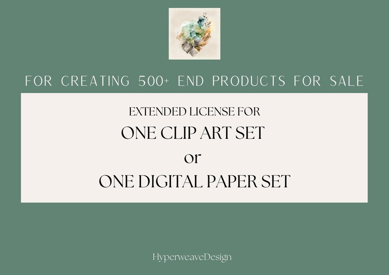 Extended License for one Clipart Set by Hyperweavedesign - Etsy UK