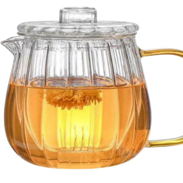 Glass Teapot With Filter - Etsy