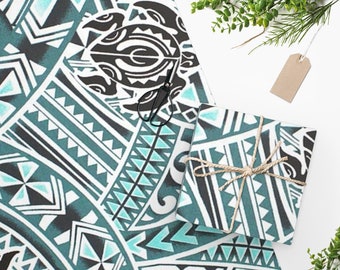 Polynesian Wrapping Paper - Etsy