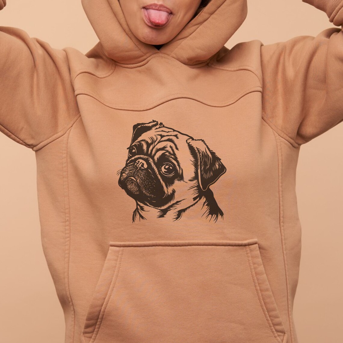 Cute Pug Head Svg Peeking Dog Svg Dog Svg Pug Svg Pug - Etsy