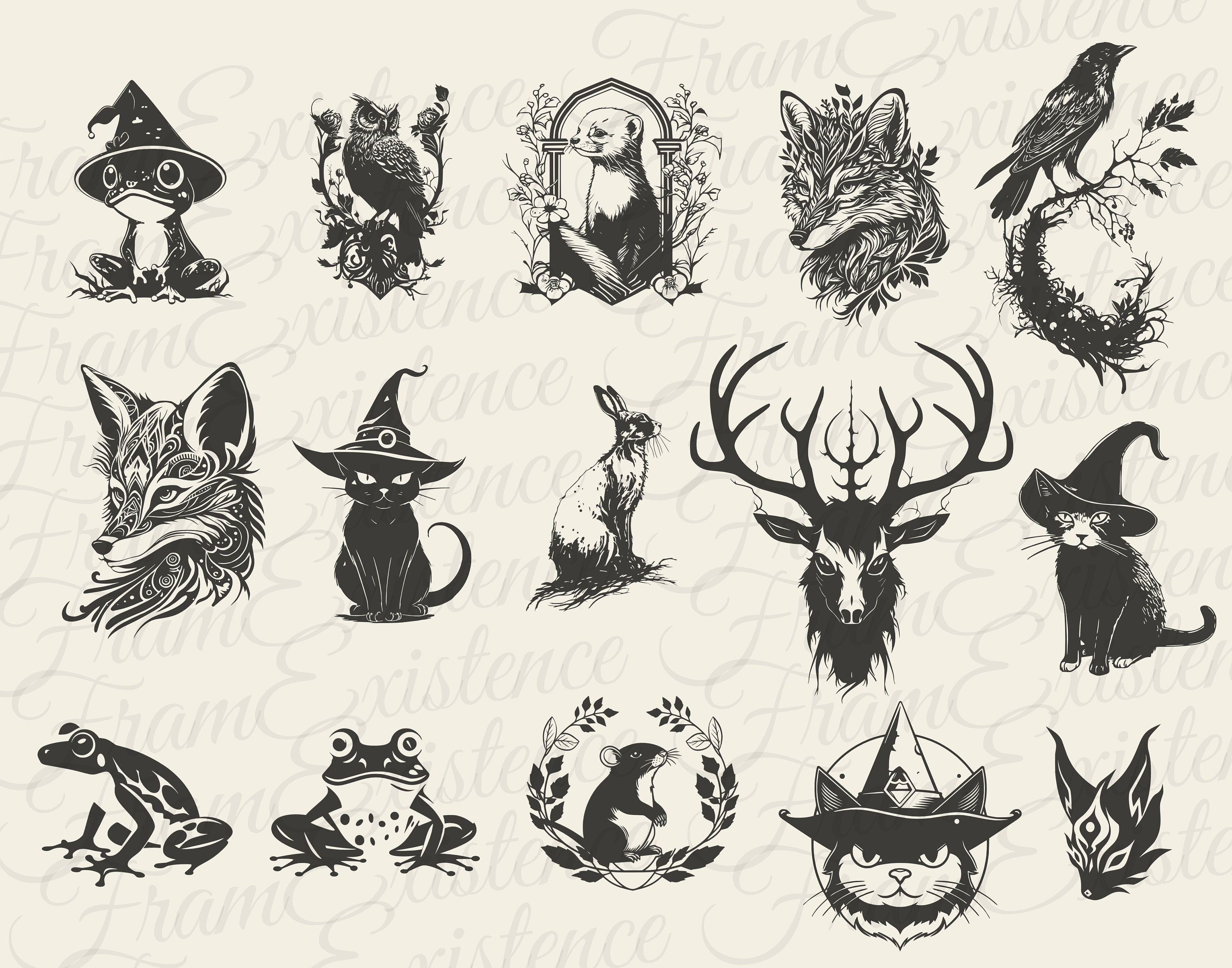 Gothic Witchcraft Svg Bundle Witch Svg Cat Svg Magic Svg - Etsy Australia