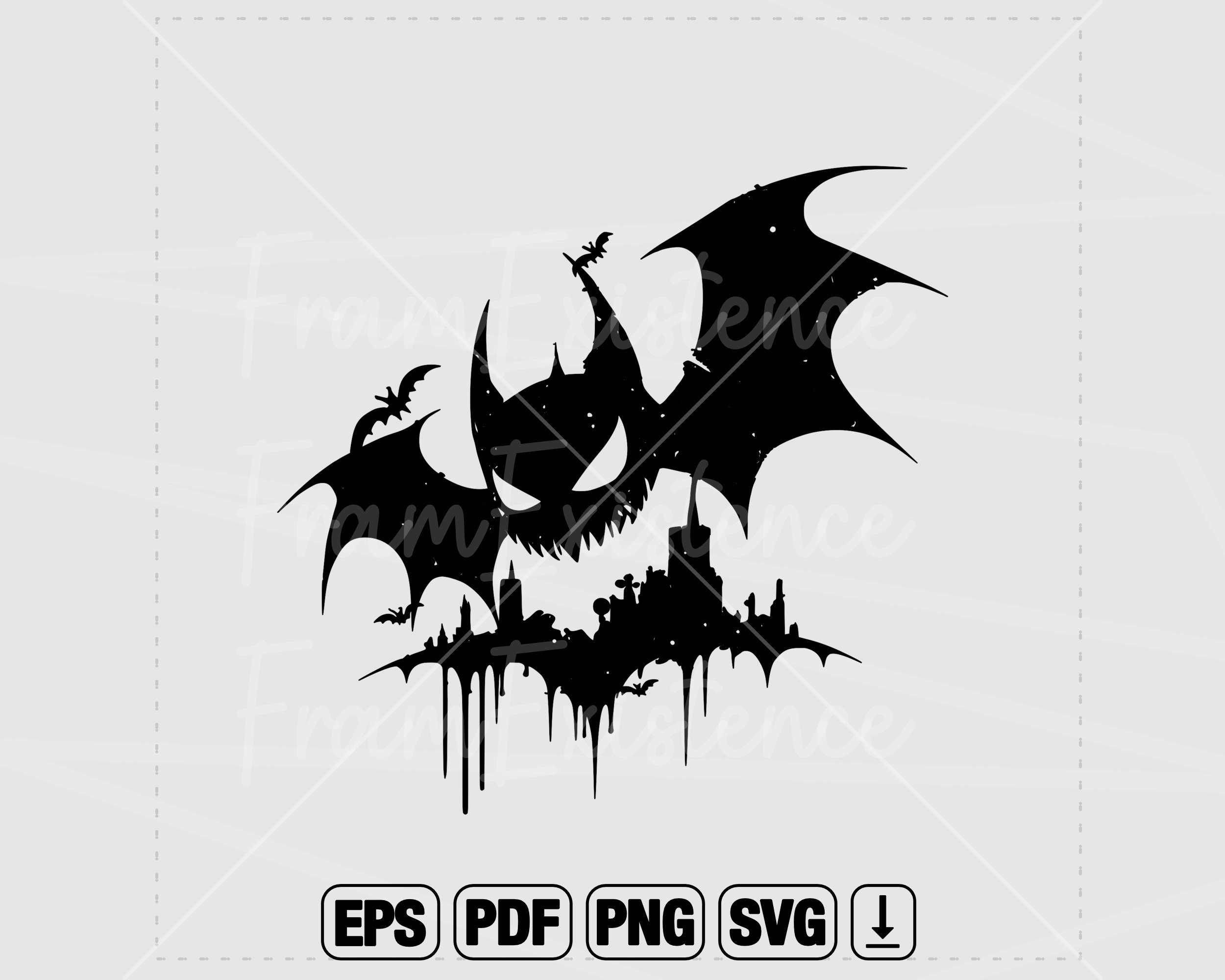 Gothic Bat svg, Witch SVG, Gothic SVG, Cricut, Cut file, Halloween ...