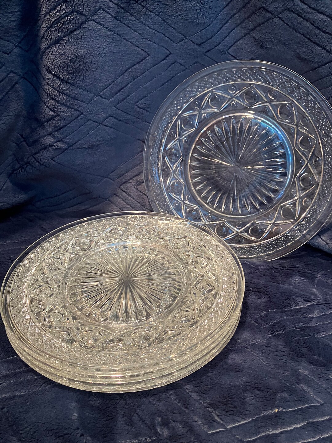 5 Vintage Cape Cod Cake Plates - Etsy