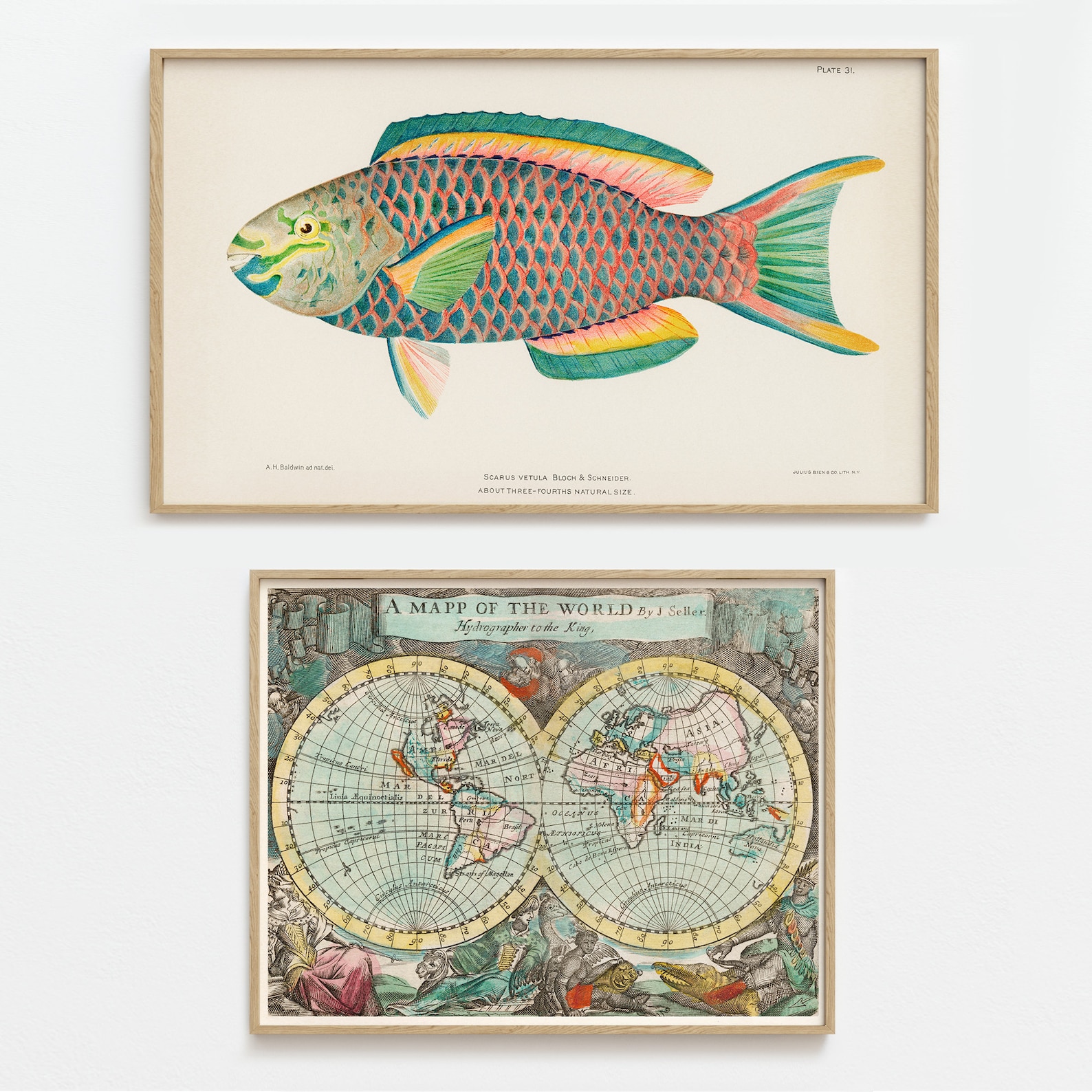 Vintage Gallery Wall Set, Set of 13 Prints, Poster Set, Neutral Wall ...
