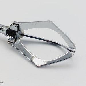 Vintage Icecube Picker Stainless Steel Cocktail Bar Tool Pincer Spring ...