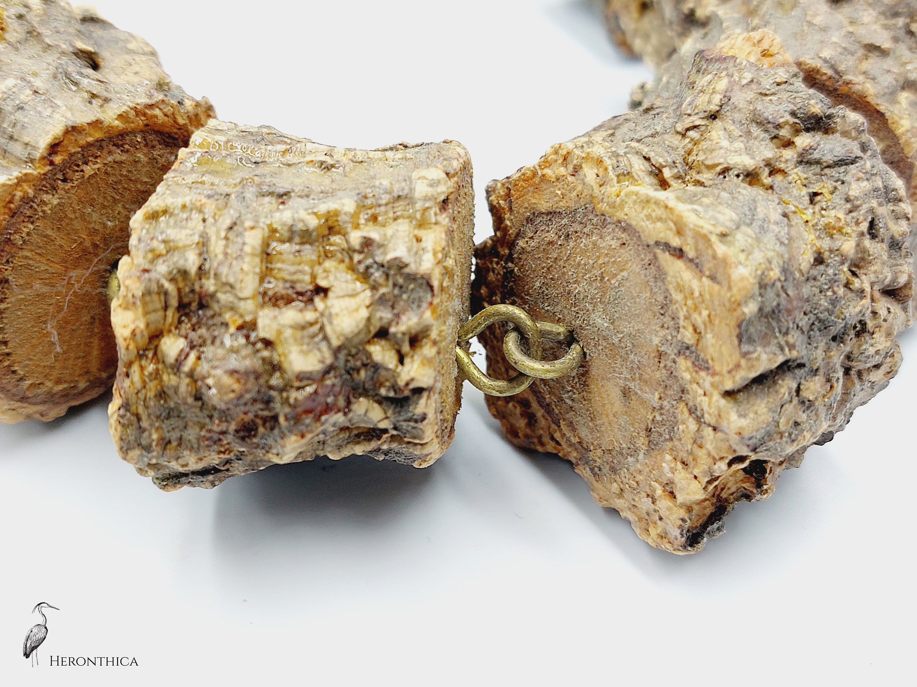 Giant Authentique Cork Branch Rosary vintage Extra Large Crok Wood ...