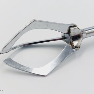 Vintage Icecube Picker Stainless Steel Cocktail Bar Tool Pincer Spring ...