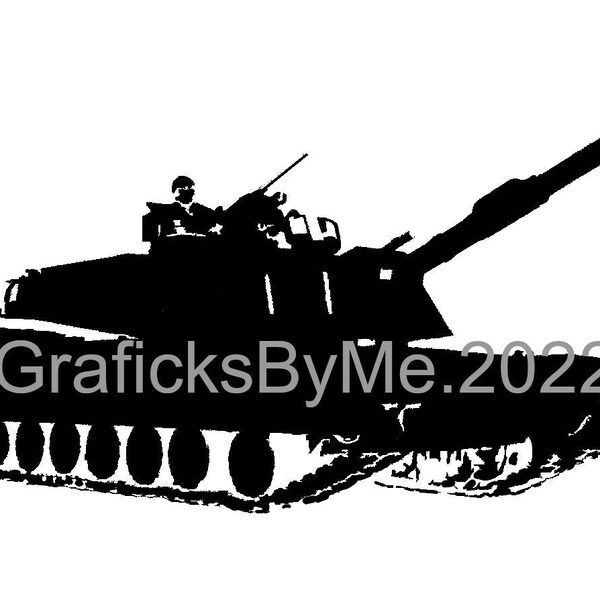 M1 Abrams Tank Svg - Etsy