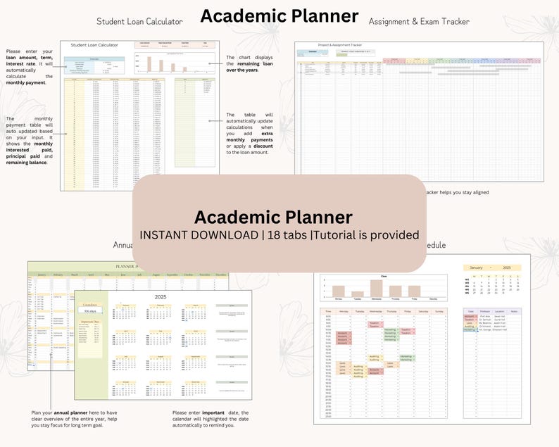 Ultimate Spreadsheet Planner Bundle: Budget, Life, Business (digital ...