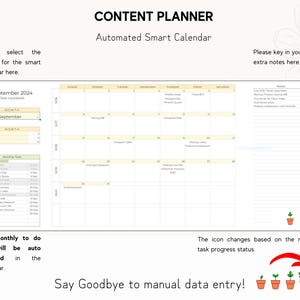 Social Media Content Calendar: Google Sheets Planner (digital Download ...