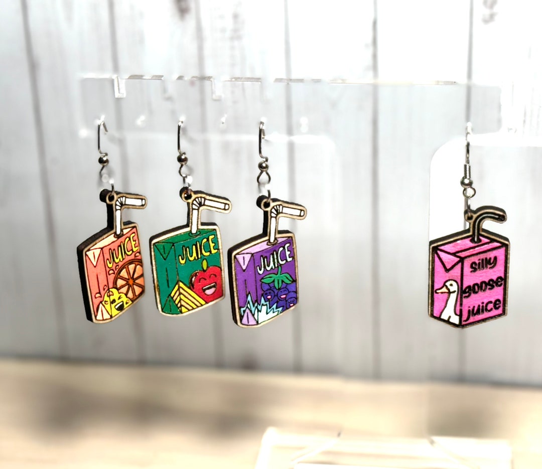 Juice Box Assortment Earrings - Etsy