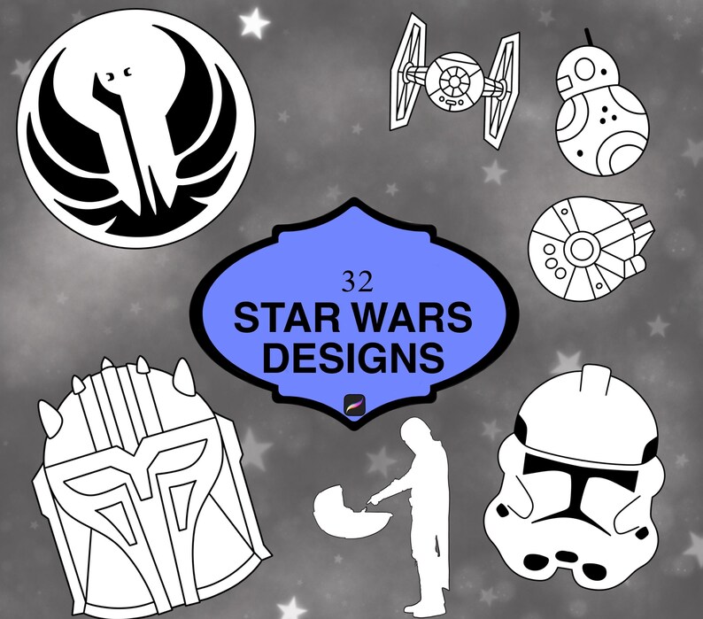 32 Procreate Star Wars Designs - Etsy