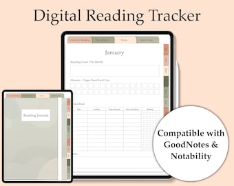 Book Journal Digital Download - Etsy
