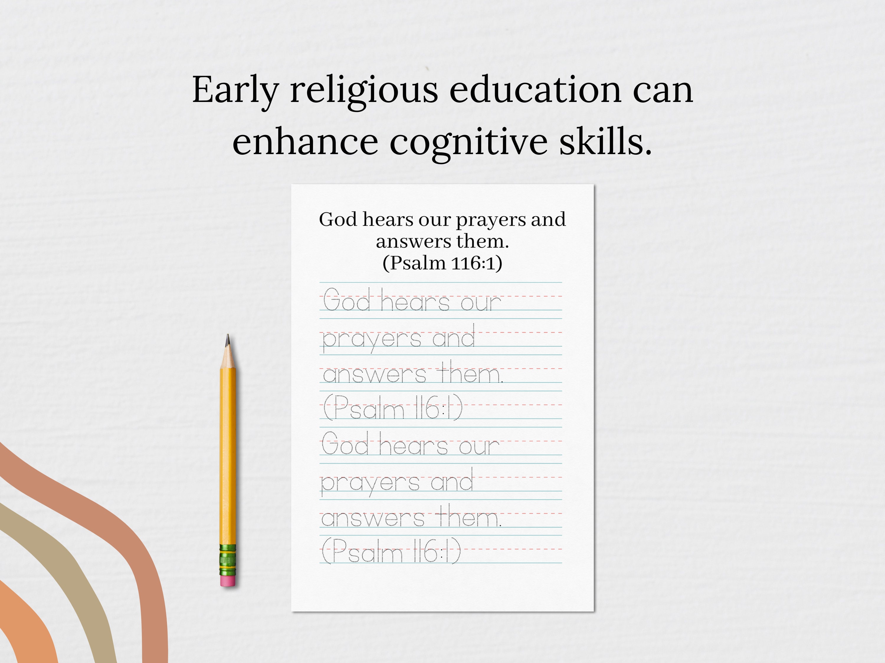 50 Bible Verses, Handwriting Pages, Printable, Digital, Kids Bible ...