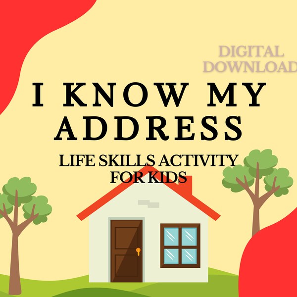 Address Kids Practice - Etsy
