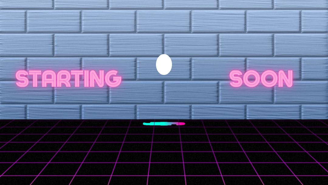 Retro Starting Soon Scene - Etsy