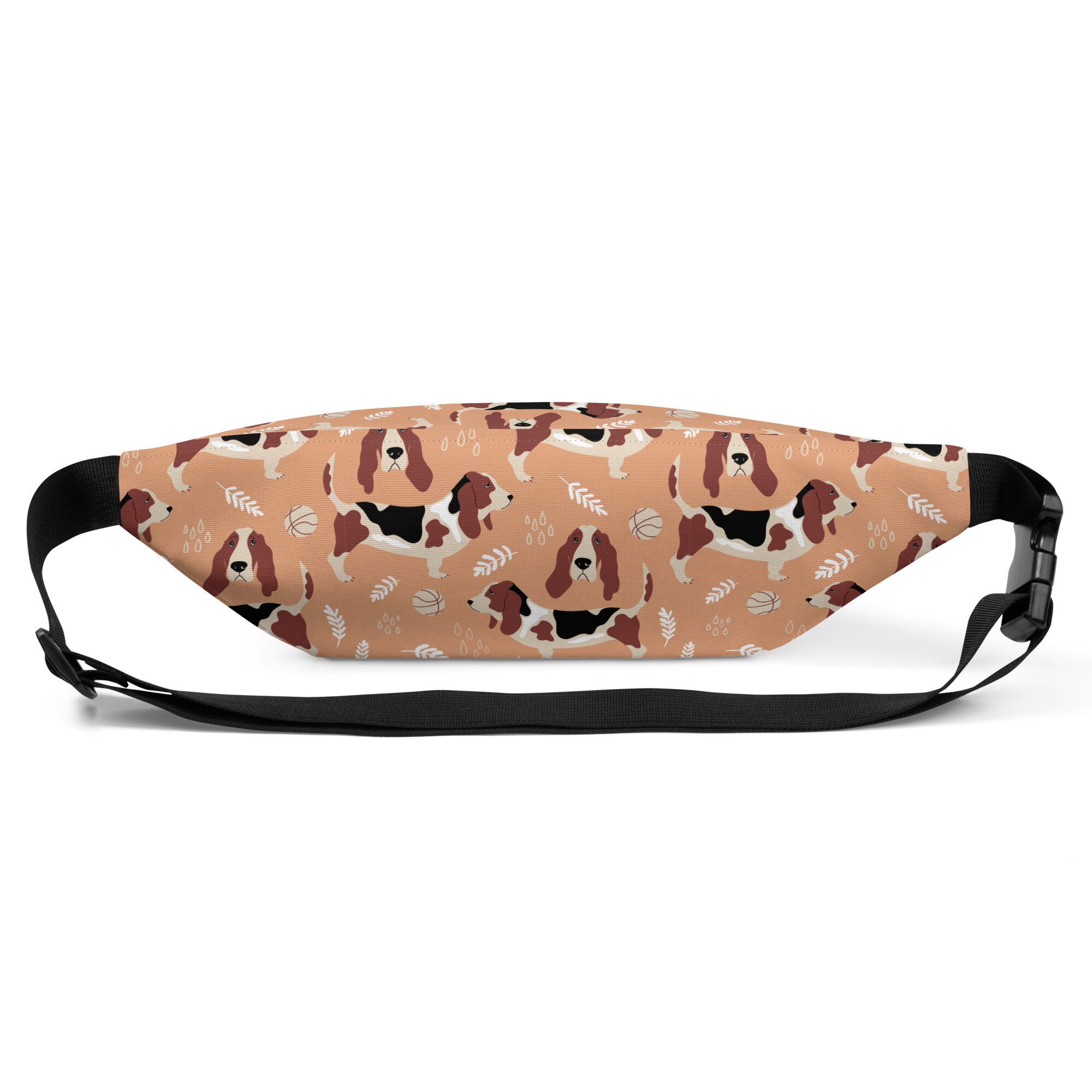Basset Hound Fanny Pack Dog Walking Crossbody Treat Pouch Pet Waste Bag ...
