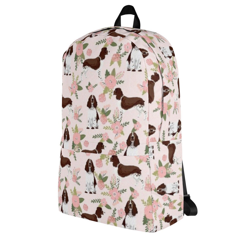 Springer Spaniel Backpack Cocker Spaniel Bag Personalized Spaniel Lover ...