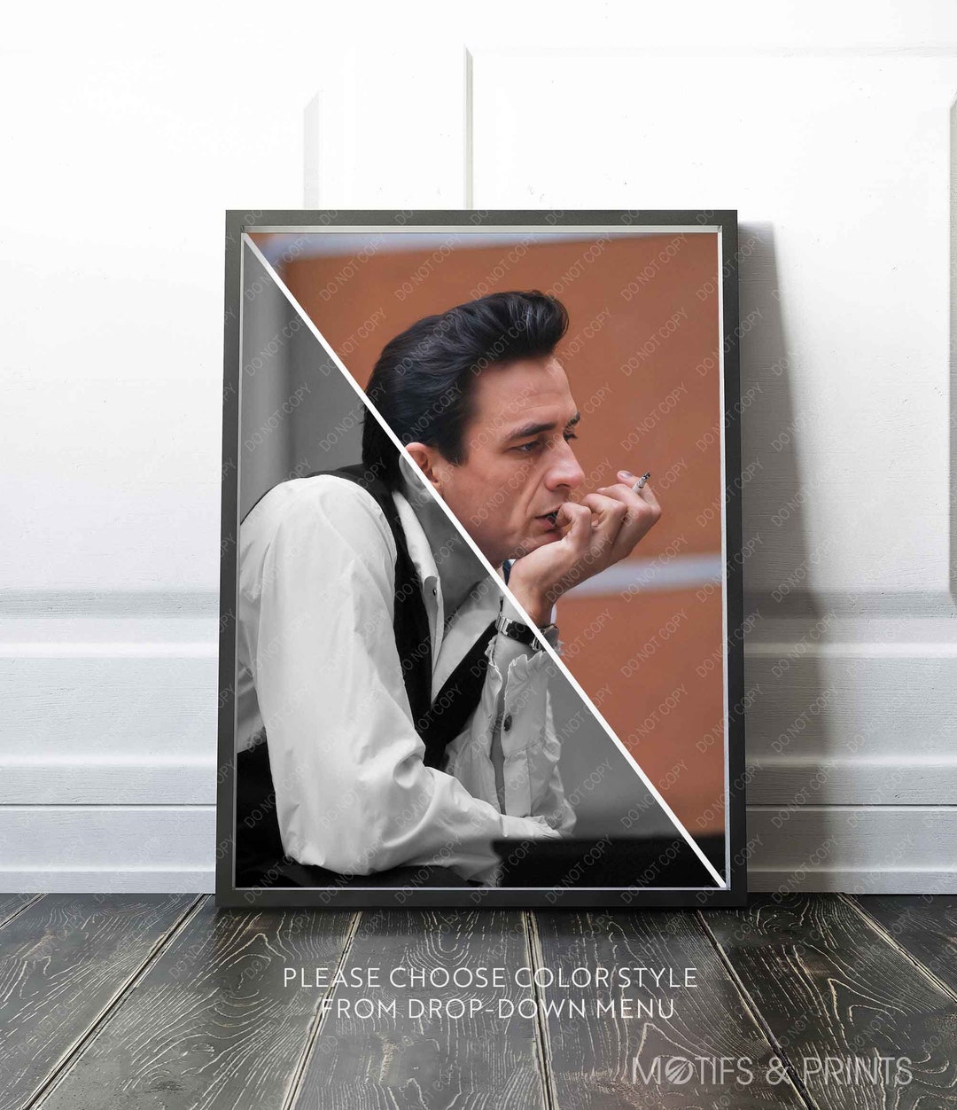 Johnny Cash Print | Vintage 1969 | Premium Quality Print - Etsy UK