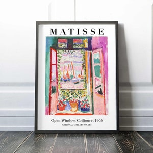 Henri Matisse Print | Open Window, Collioure, 1905 | Premium Quality ...