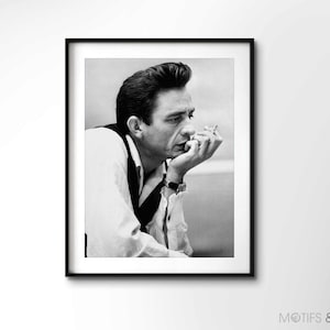 Johnny Cash Print Vintage 1969 Premium Quality Print - Etsy