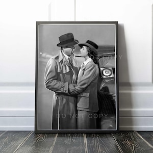 Casablanca Print | Humphrey Bogart and Ingrid Bergman in Casablanca ...