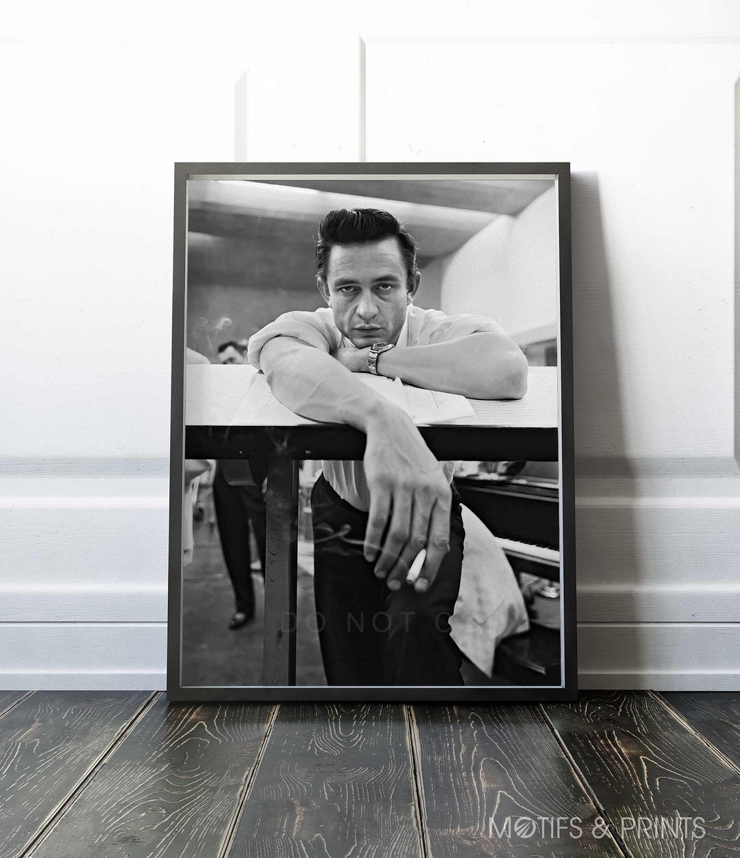 Johnny Cash Print | Columbia Records Recording Studio 1961 | Vintage ...