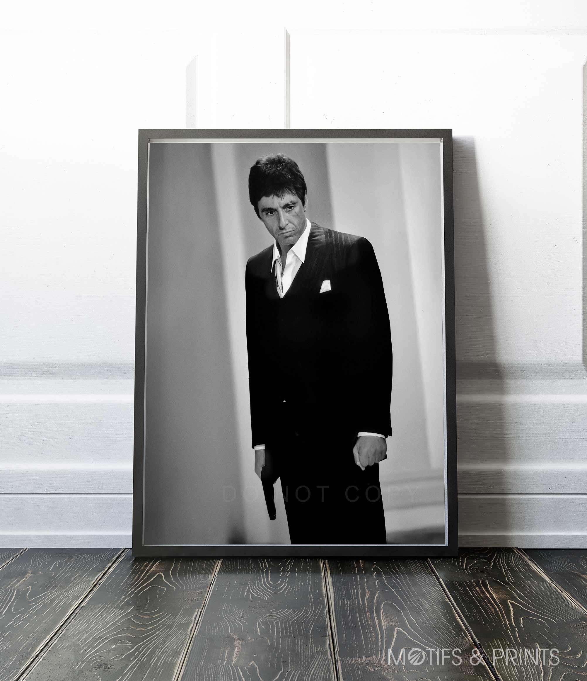 Al Pacino Print Scarface 1983 Black and White Premium - Etsy Australia