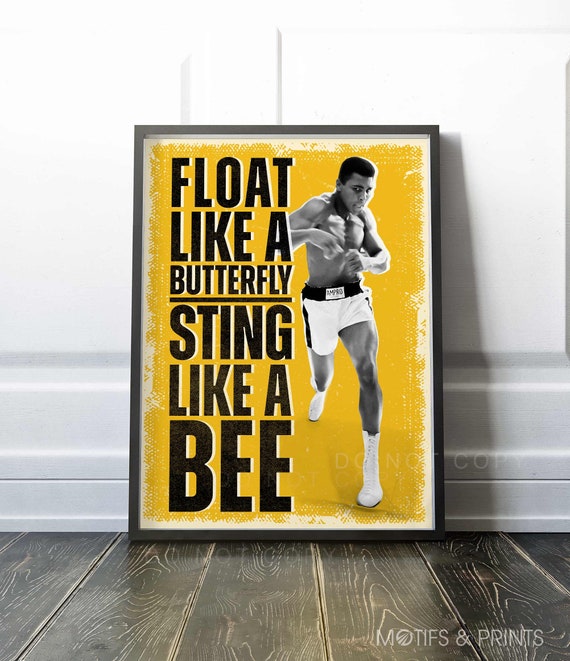 Muhammad Ali Quotes Float Like A Butterfly