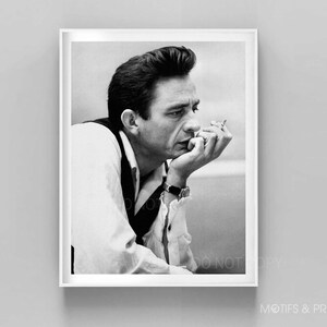 Johnny Cash Print Vintage 1969 Premium Quality Print - Etsy