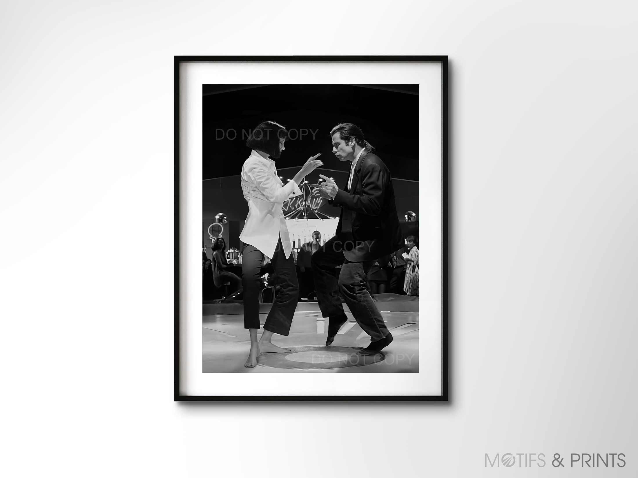 Pulp Fiction Print | The Twist Dance Scene In 'Pulp Fiction' With Uma ...