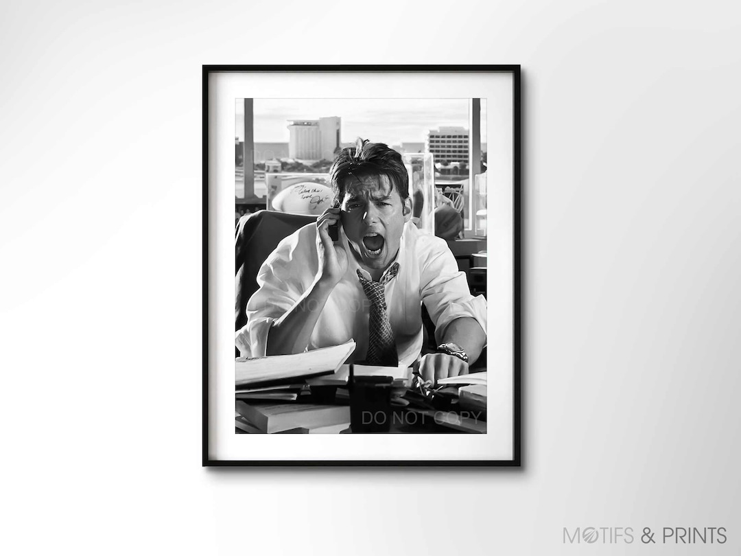 Tom Cruise Print | Show Me the Money Scene in Jerry Maguire 1996 ...