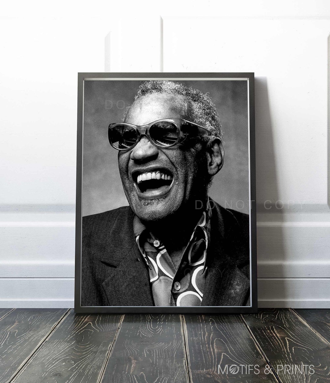 Ray Charles Portrait | Premium Poster | Print - Etsy