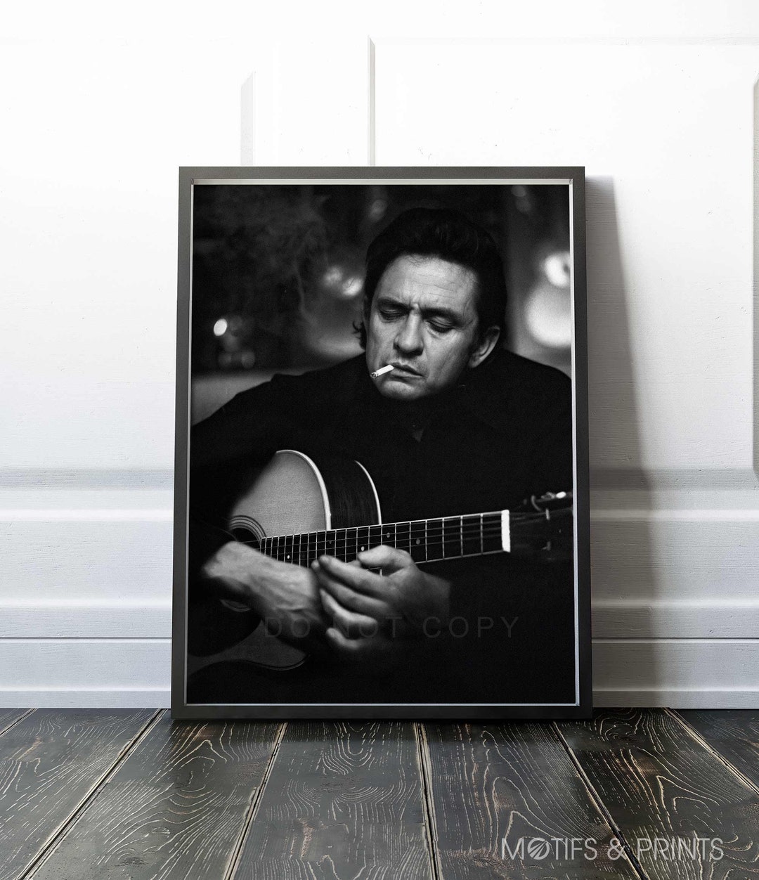 Johnny Cash Print | Vintage Photo 1970 | Premium Quality Print - Etsy