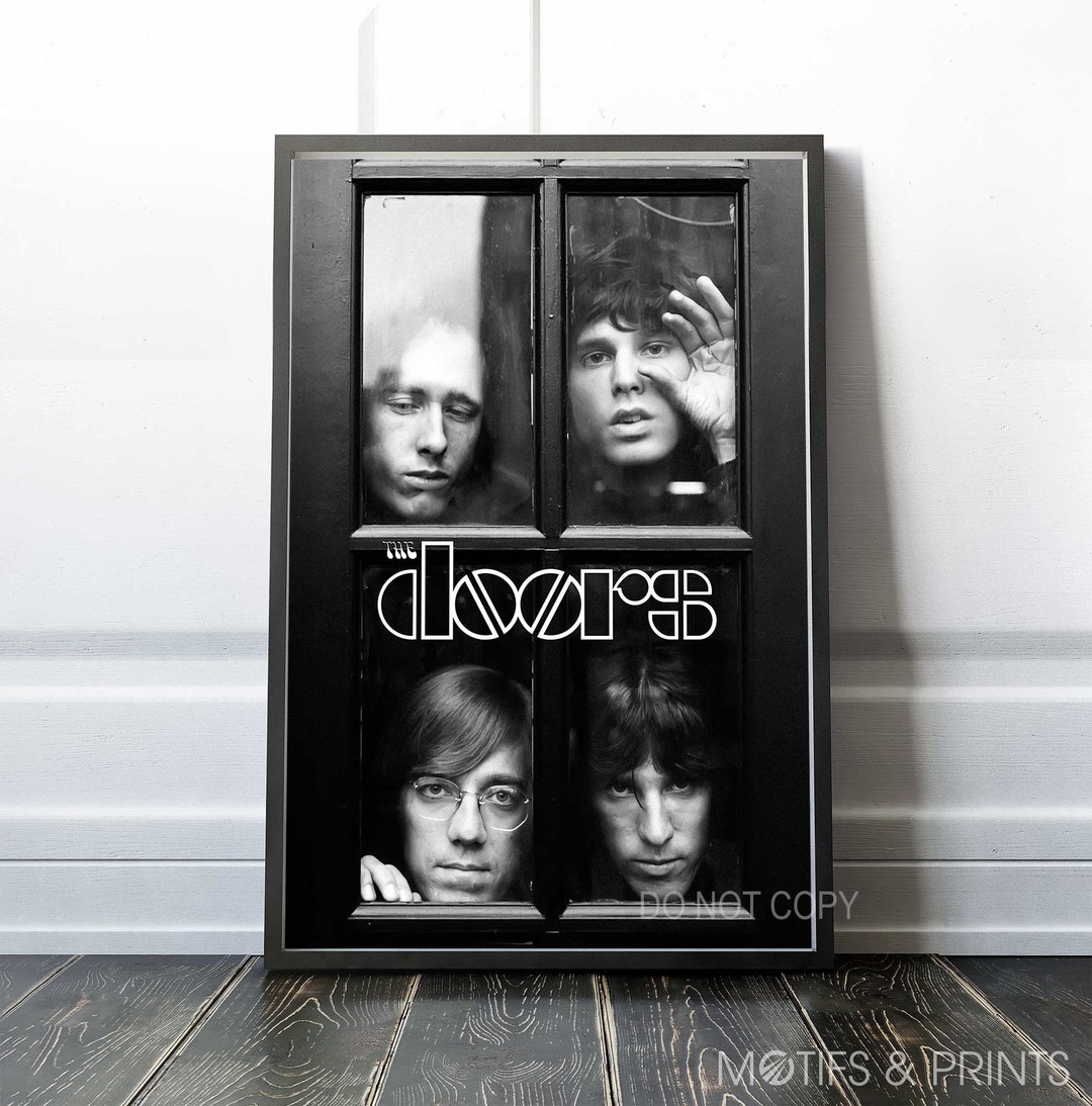 The Doors Print | Jim Morrison, Robby Krieger, Ray Manzarek, and John ...