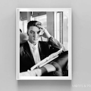 Elvis Presley Print | on His Way Home to Memphis July 4, 1956 | Vintage ...