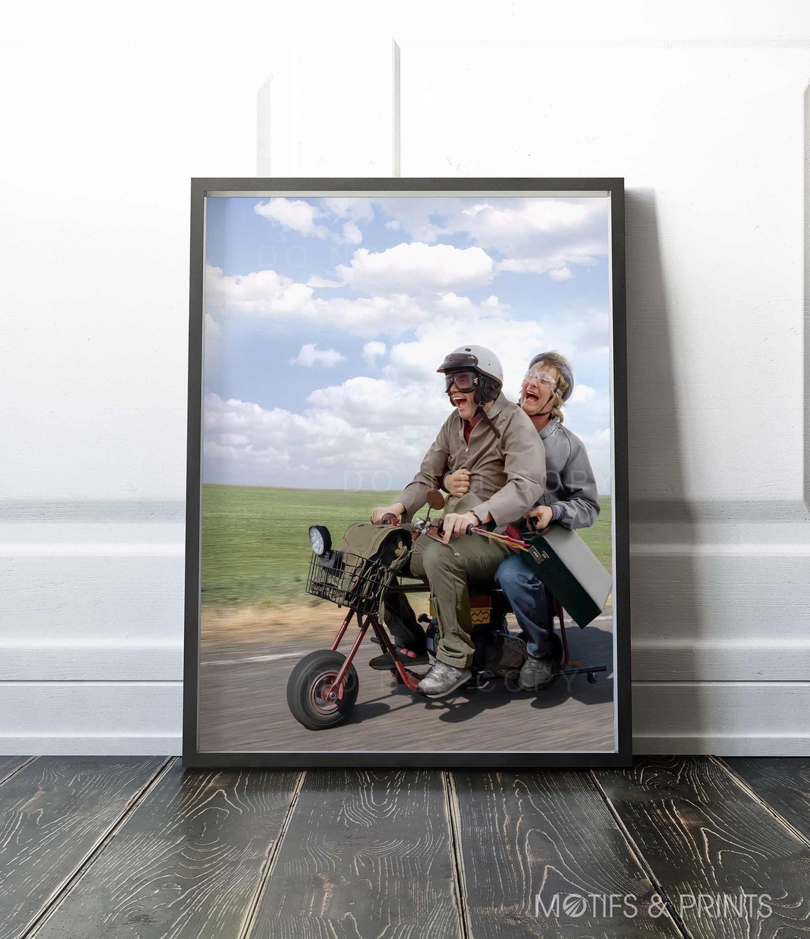 Dumb and Dumber Mini Bike Road Trip Jim Carrey and Jeff - Etsy